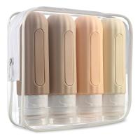 China 100ml Silicone Travel Bottle with Customizable Logo and Visual Window - Refillable Toiletry Container for sale