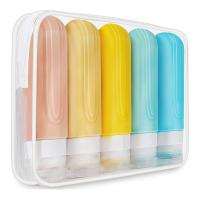China Compact Lightweight Silicone Travel Bottle with Multiple Colors and 90ml Capacity for Portable Toiletries for sale
