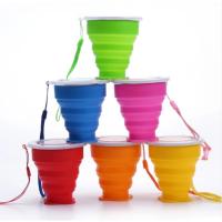 China OEM ODM Silicone Foldable Cup Portable Coffee Travel Cups 200ml for sale