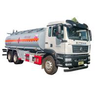 China 15.4CBM Chemical Tanker Truck With Pump , HOWO 6x4 Oil Tank Truck Euro 3 for sale