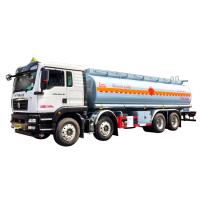 China HOWO Chassis Chemical Liquid Tanker Truck 8x4 20CBM fuel delivery truck for sale