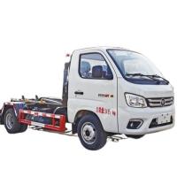 China Mini Version FOTON 4x2 Compactor Garbage Truck Hook Lift 5 Tons Euro 4 Customized for sale