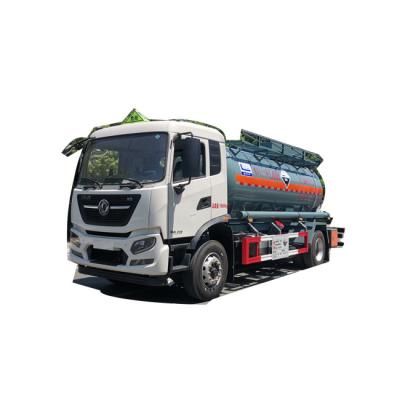 China Donfeng 4x2 Chemical Tanker Truck 18.3CBM Fuel Transport Trucks With 190HP Engine for sale