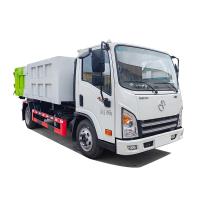 China Hydraulic Hook Lift Hoist Mounted Waste Compactor Vehicle Heavy Duty For Transportation for sale
