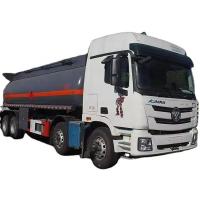 China FOTON AUMAN 8x4 24.68cbm Chemical Tank Truck For Flammable Fluid Methanol Ethanol for sale