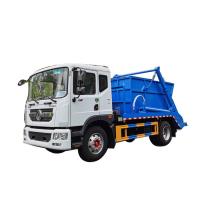 China 4x2 6 Wheels Swing Arm Garbage Truck 6 CBM 8 CBM 10 CBM DONGFENG Waste Management for sale