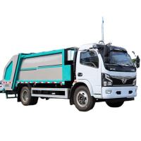 China Customized Color 4x2 Dongfeng Trash Compactor Truck 7CBM 9 CBM Loading Euro 3 for sale