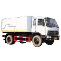 China 6CBM 4x2 Dongfeng Compressed Garbage Truck Manual Transmission Compactor Trash Truck for sale