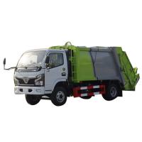 China 5CBM 4x2 Dongfeng Rubbish Compactor Truck Euro 3 With Back Bucket for sale