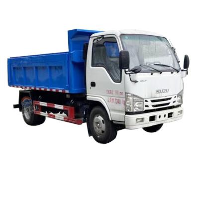 China Factory Low Price I Suzu Back Flip Dump    Tip Truck  Dumping Truck for sale