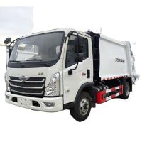 China Cheap Price 4x2  8CBM Compactor Garbage Truck With Sidecar Hitch Bucket for City Road for sale