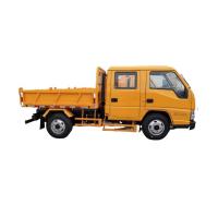 China JMC Shunda 122 Horsepower 4X2 2.19m Double Row Dump Truck for sale