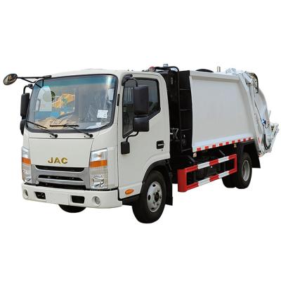 China Cheaper Price JAC Compression Waste Truck Rear Loading Refuse Collector Truck 5000 Liters for Sales for sale