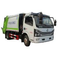 China Dongfeng Dollicar D6 LNG 4x2 6cbm Compactor Garbage Truck for sale