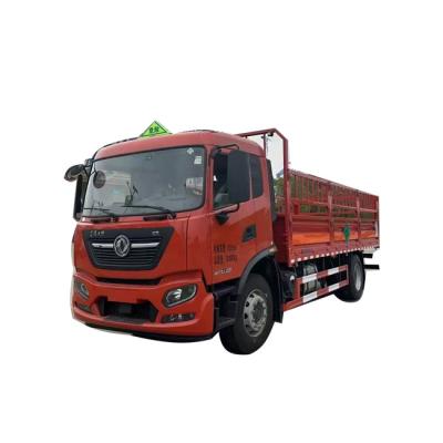 China 90km/H 4x2 12Tons Load Gas Cylinder Transport Truck With Hydraulic Lift Gate for sale