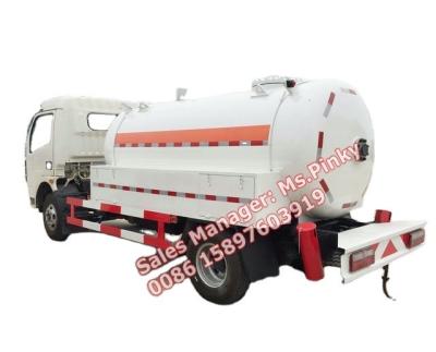 China 5000Liters to 5500Liters Propane Delivery Trucks Dongfeng Dolika DFAC Propane Bobtail Tanker Trucks by Manufacturer Sales for sale