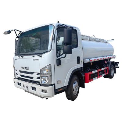 China China Qingling Chassis 4x2 6 Wheels Oil Bowser Fuel Dispensing Trucks for sale