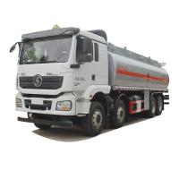 China Shacman 26000l Carbon Steel Aluminium Alloy 8x4 Fuel Oil tank Truck for sale