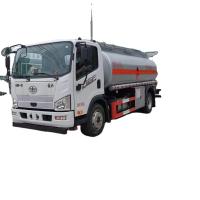 China FAW Brand New Oil tank Truck 8-10CBM Fuel Tanker Truck With Pump for sale