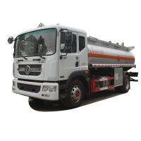 China Dongfeng Fuel Bowser 12000 Liter Fuel Tanker Truck Single Row Cab 2 Axles for sale
