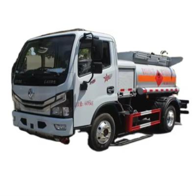 China 2000 Liters Light Fuel Bowser Truck Mini Fuel Tanker Trucks With Fuel Dispenser for sale