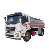 China Dongfeng 4x2 LHD Fuel Tank Truck 6 Wheeler 10000liter Oil Tanker Truck For Ethiopia for sale