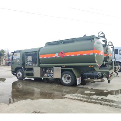 China DONGFENG Mini 5 Cbm Mobile Oil Fuel Refuel Truck With Right Hand Drive for sale