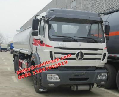 China Beiben 10Wheels Fuel Tank Truck Oil Tanker Truck 25cbm 80km/H Max Speed for sale
