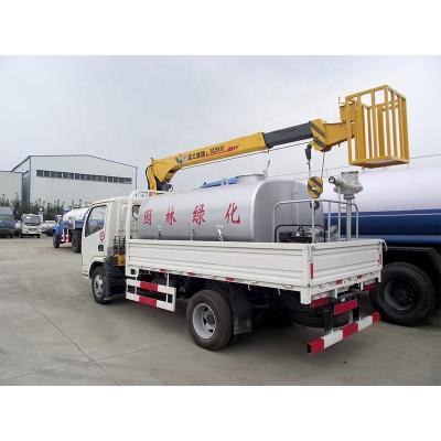 China DFAC 4x2 Drive LHD RHD Water Sprayer Truck Diesel Fuel type 4m3 for sale