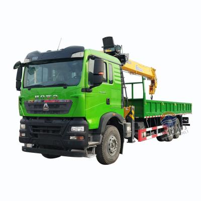 China SINOTRUCK HOWO  Cargo Truck  With   X CMG Crane   Truck-mounted Crane for sale