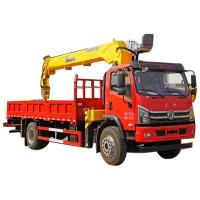 China Export Customization 4x2 Dongfeng Brand 8 Tons Crane Mounted Truck in Stock for sale