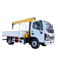 China Factory Direct Dolica Truck Mounted  Crane  Onboard Crane Transporter   Lifting Truck  With Crane for sale