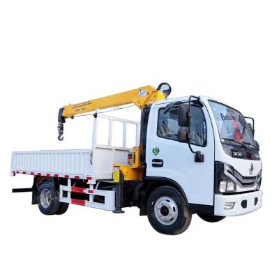 China Factory Direct Dolica Truck Mounted  Crane  Onboard Crane Transporter   Lifting Truck  With Crane for sale