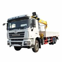 China SHACMAN F3000   Boom Truck  Lifting Truck Transporter   Cargo Truck Mounted Crane for sale