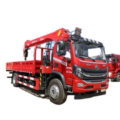 China Customized 4x2 8Tons Crane Truck Mounted Towing Crane Mounted Truck With 20M Lifting High for sale