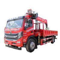 China Hot 4X2 12Tons Crane Truck Mounted 150HP Towing Crane Mounted Truck With 25M Lifting High for sale