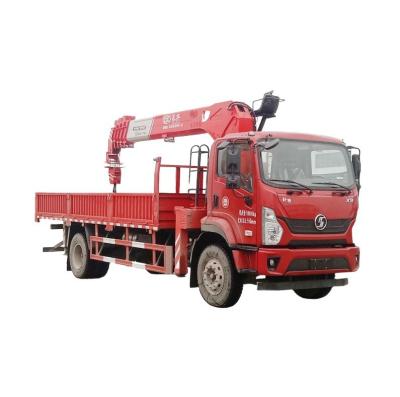 China Shaanxi Automobile Commercial Vehicle Xuande X6 Composite Version 200 Horsepower 4X2 6.1 Meter Truck-mounted Crane for sale
