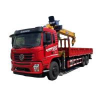 China Factory DFAC DongFeng 6*4 Hydraulic Telescopic Boom Truck Mounted 10 Ton Crane for sale