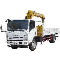 China Cheaper Price 5 Tons Crane Mounted Truck ISUZU Cargo Truck for Sales for sale