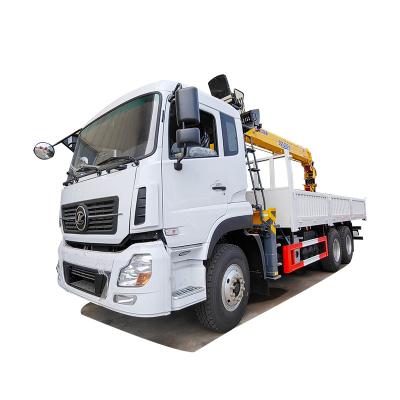 China China Factory Good Price 6x4 16ton 14ton 12ton 10 Tons Truck Mounted Dump Truck With Crane for sale