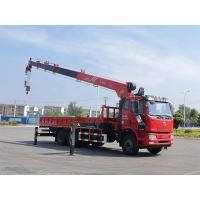 China FAW 6x4 Crane Truck Mounted 12 Tons for sale
