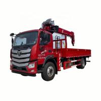 China FOTON 8 Tons 4 Section Arm  Crane   Truck   Telescopic Boom Truck for sale