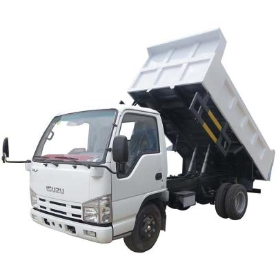 China Philippines ISUZU ELF 100P 98HP Euro 4 Diesel Engine Mini 3T 4Tons Dump Truck Car For Sales for sale