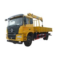 China Dongfeng 4x2 10ton Mobile Cargo Truck With GSQS Crane for sale