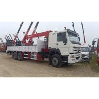China SQS250 SQS300 SINOTRUK HOWO 6x4 Truck With Crane 10 Ton 15.6 Meters for sale