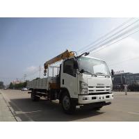China ISUZU 4x2 3.2 Tons Truck Mounted Mobile Crane Euro 3 crane lift truck for sale