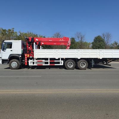 China SINOTRUK HOWO 10 Ton Mobile Crane Truck 6x4 Hydraulic Truck Mounted Cranes for sale