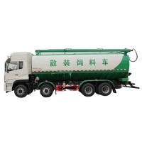 China Dongfeng 8x4 33cbm Bulk Extruded Feed Truck Bulk Feed Truck for sale