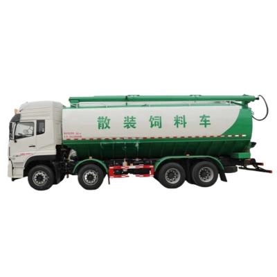China Dongfeng 8x4 33cbm Bulk Extruded Feed Truck Bulk Feed Truck for sale