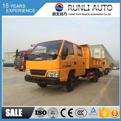 China JMC 5 Tons Dumper Truck Double Cabin Tipper Truck SCS5040ZLJJ4 for sale